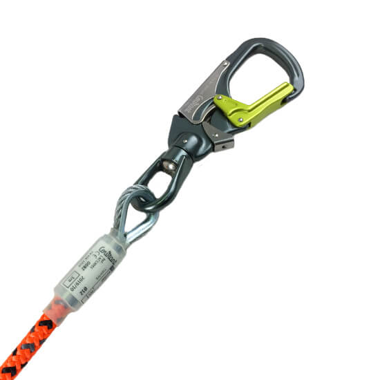 Courant Stileo Lanyard Wire Core med ISC Snaphook | 4-5m – Arboristbutiken